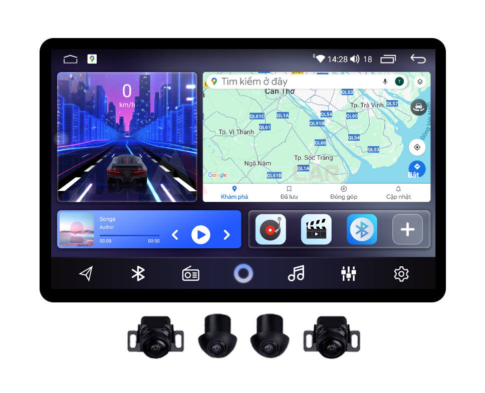 POWERCAR VN89F PRO 13.1INCH UIS 7862 | 8 Core 2.0 GHz - Powercar - Màn ...